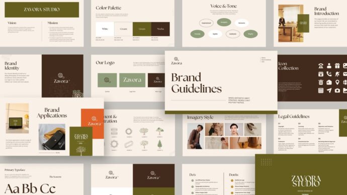 Canva Style Guide Template