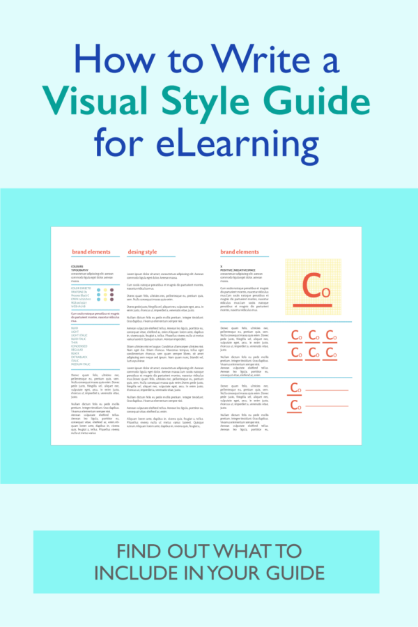 Elearning Style Guide Template