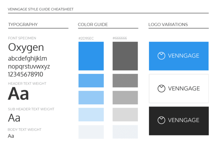 Font Style Guide Template