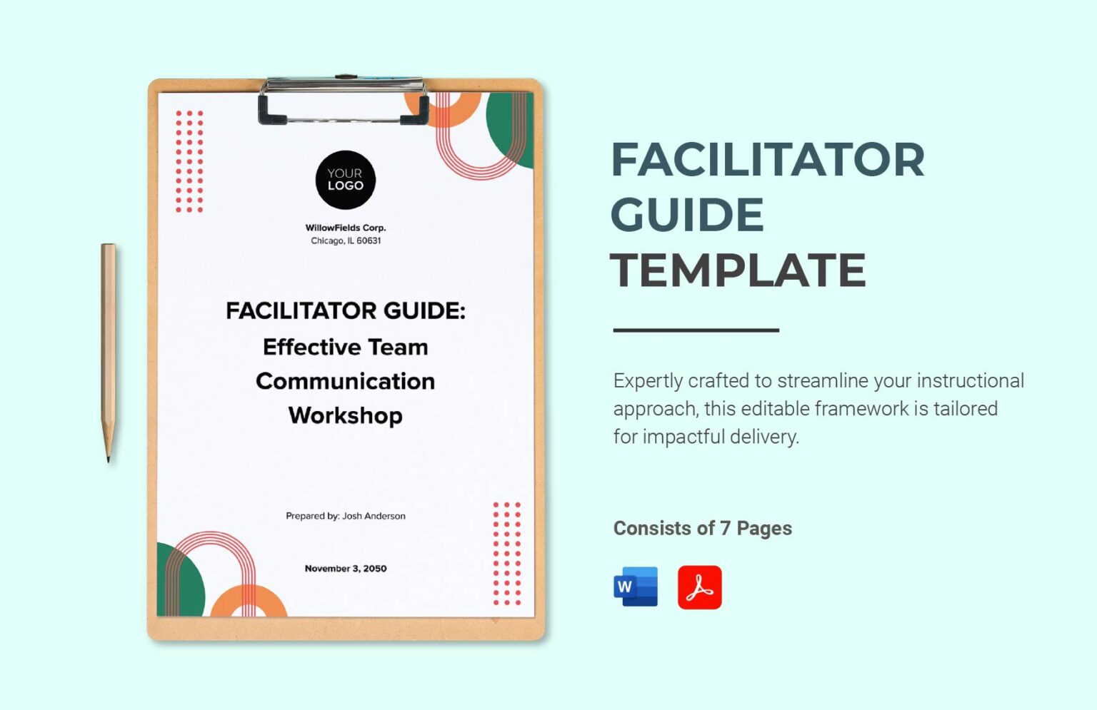 Sample Facilitator Guide Template