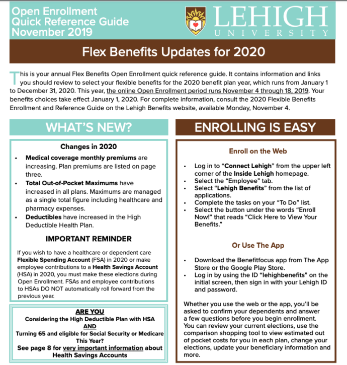 Open Enrollment Guide Template