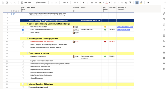 Sales Training Guide Template