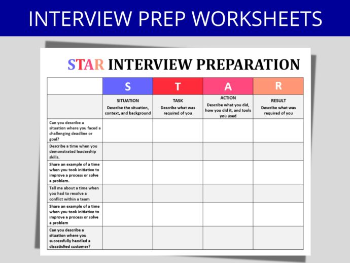 Star Interview Guide Template