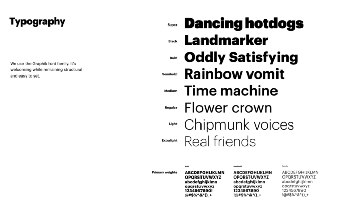 Typography Style Guide Template