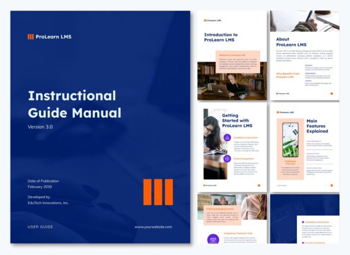 User Guide Template Design