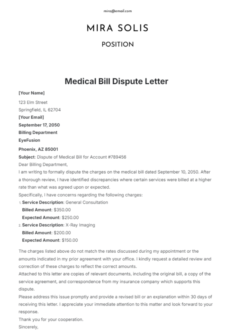 Utility Bill Authorization Letter Template